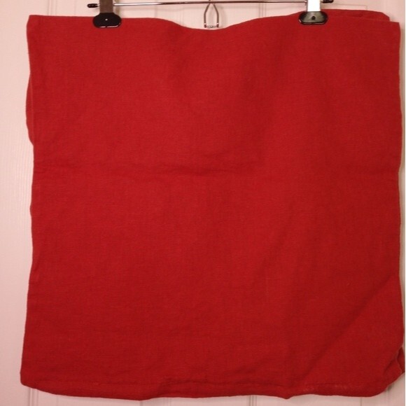 IKEA | Accents | 2 Ikea Vigdis Earthy Rusty Red Ramie Pillow Covers ...